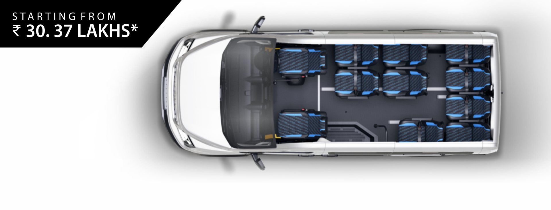 LAYOUT FOR 10 SEATS EXCLUDING DRIVER